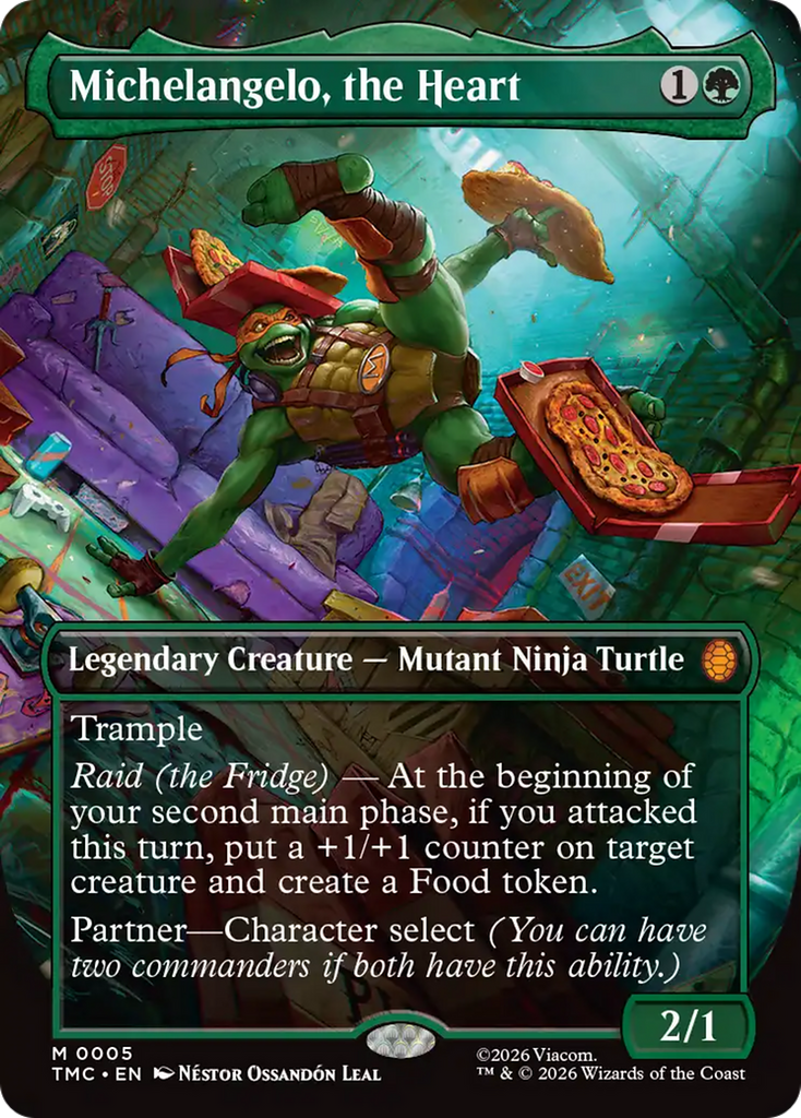 Michelangelo, the Heart (Borderless) [Teenage Mutant Ninja Turtles Com
